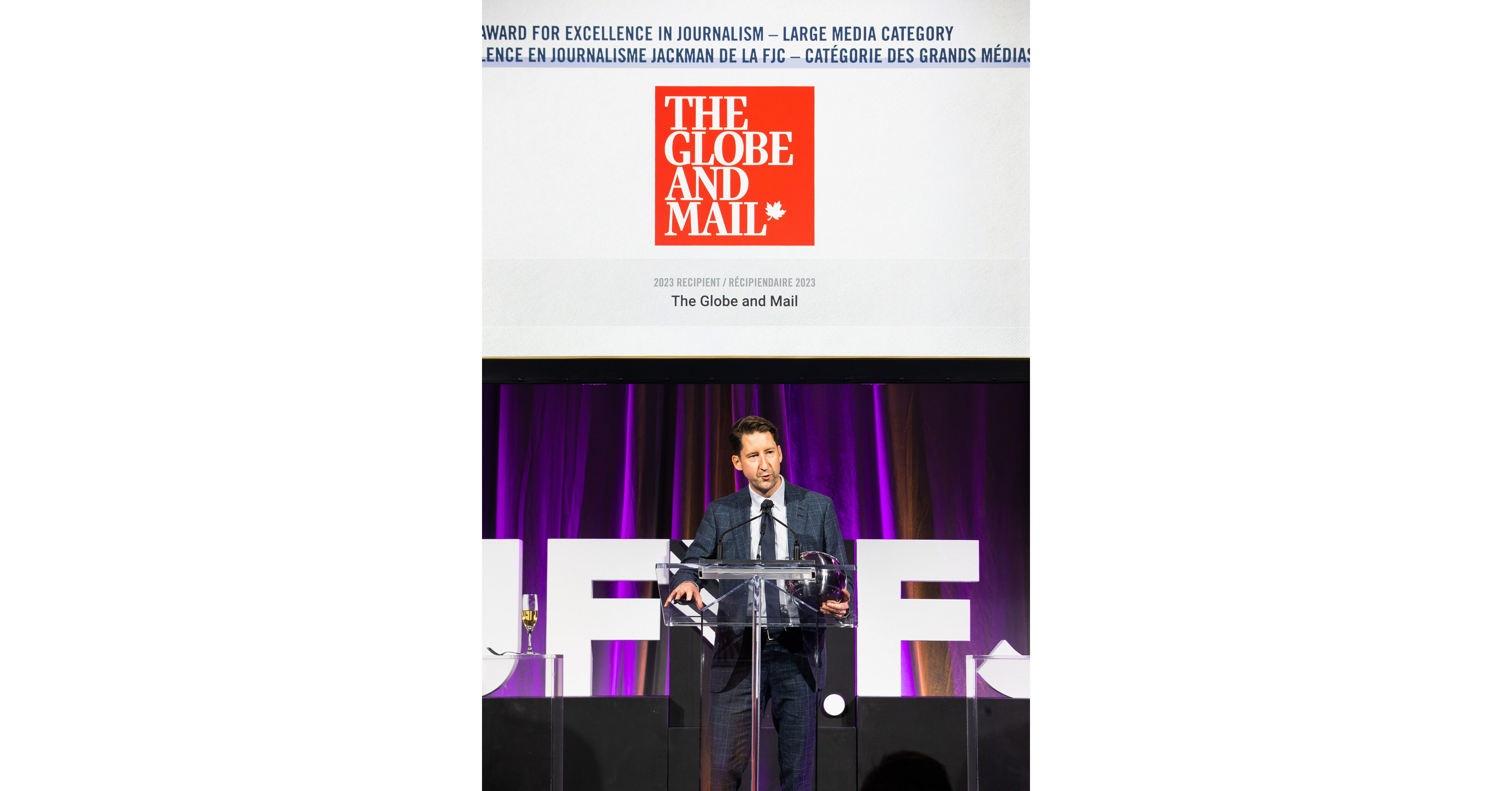 The Globe and Mail and The Eastern Graphic win CJF Jackman Awards for Excellence in Journalism